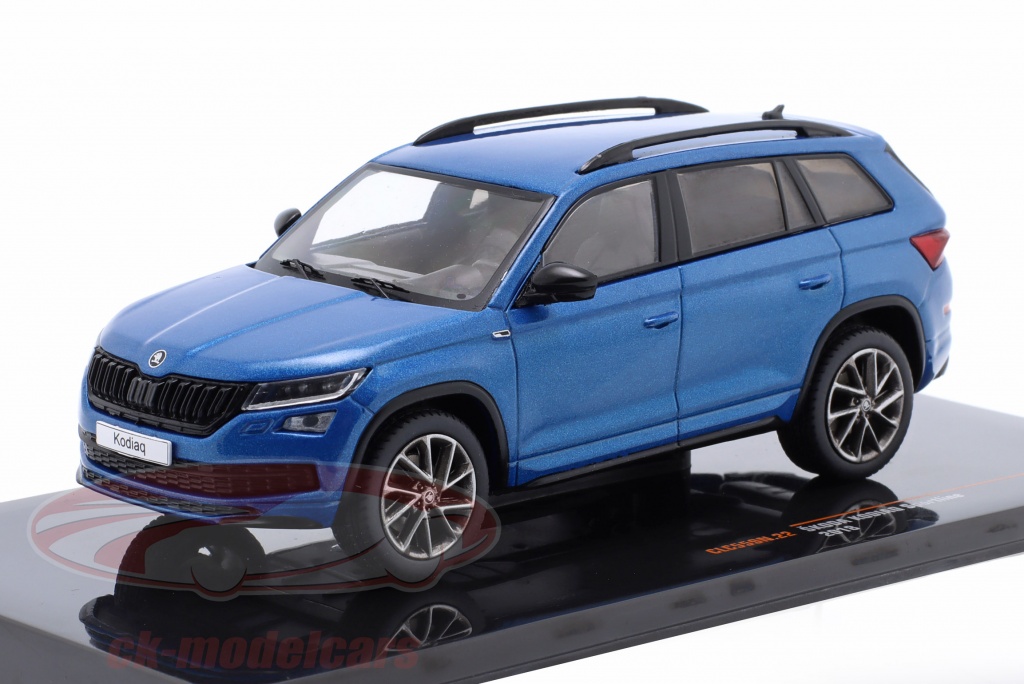 Ixo 1:43 Skoda Kodiaq Sportline year 2022 blue metallic CLC559N.22 ...