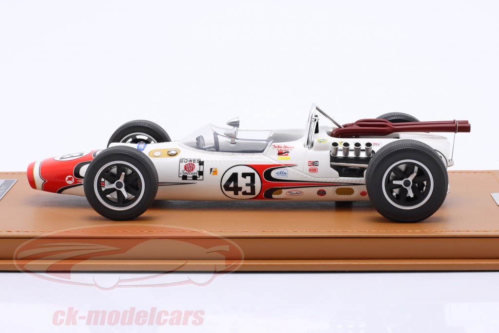 Tecnomodel 1:18 Jackie Stewart Lola T90 #43 6e Indy500 IndyCar Series ...
