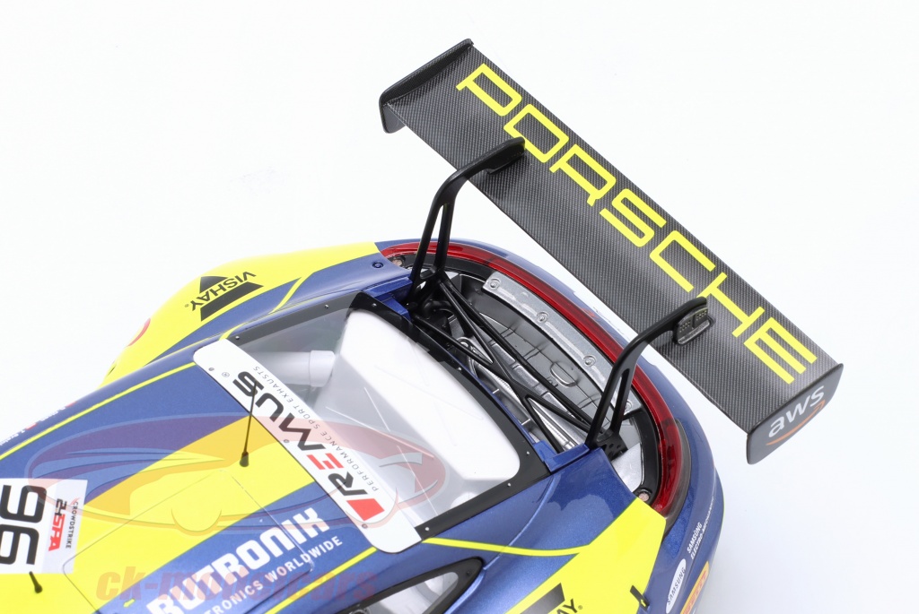 Minichamps 1:18 Porsche 911 (992) GT3 R #96 5th 24h Spa 2023 Rutronik ...