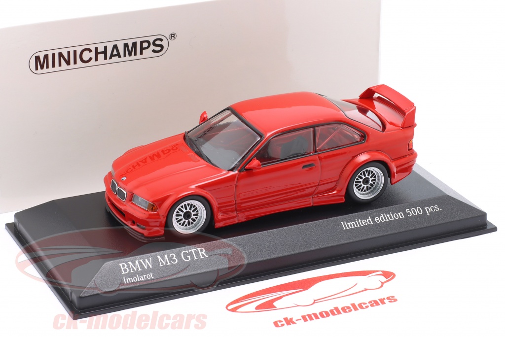 Minichamps 1:43 BMW M3 (E36) GTR 建設年 1993 赤 943023383 モデル 車 943023383 ...