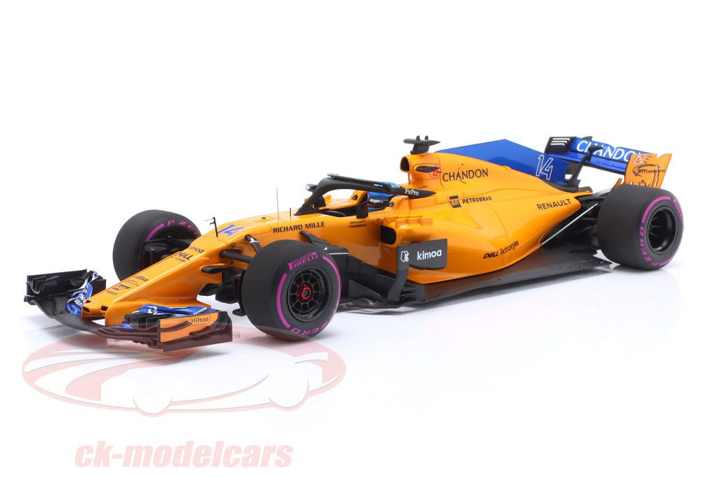 Minichamps 1:18 F. Alonso McLaren MCL33 #14 第300名 F1 GP 加拿大 公式 1 2018 533184014 模型 汽车 533184014 ...