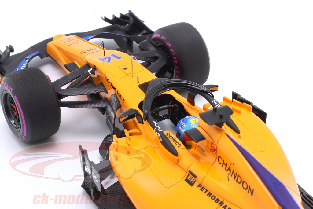 Minichamps 1:18 F. Alonso McLaren MCL33 #14 第300名 F1 GP 加拿大 公式 1 2018 ...