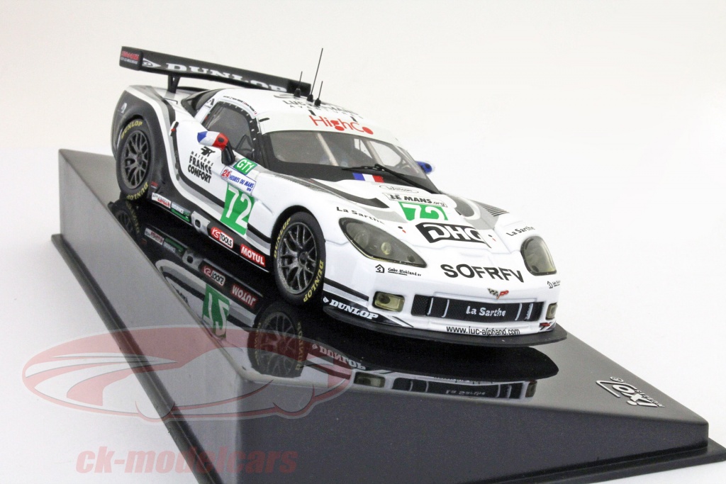 Ixo 1:43 Corvette C6R #72 2. Place 24h LeMans 2010 Gregoire, Policard ...