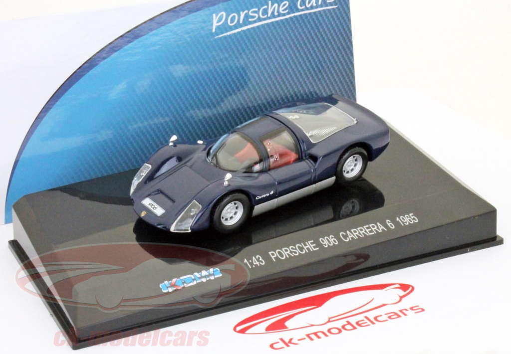 711 Collection 1:43 Porsche 906 Carrera 6 1965 dark blue 671008 model ...