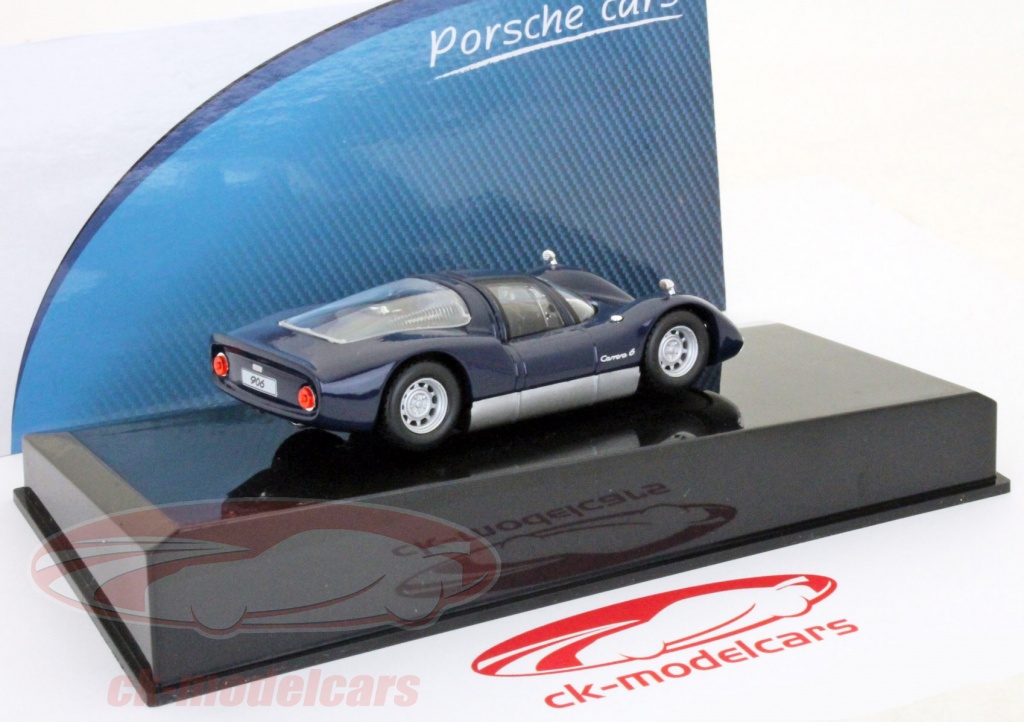 711 Collection 1:43 Porsche 906 Carrera 6 1965 dark blue 671008 model ...