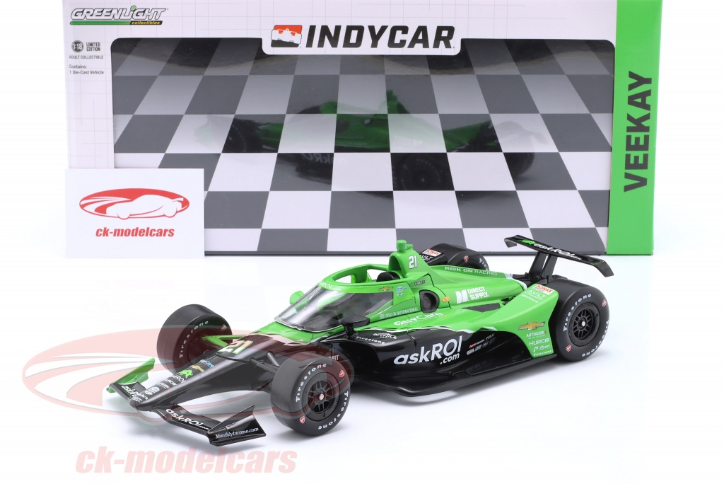 Greenlight 1:18 Rinus VeeKay Chevrolet #21 IndyCar Series 2024 11248 ...