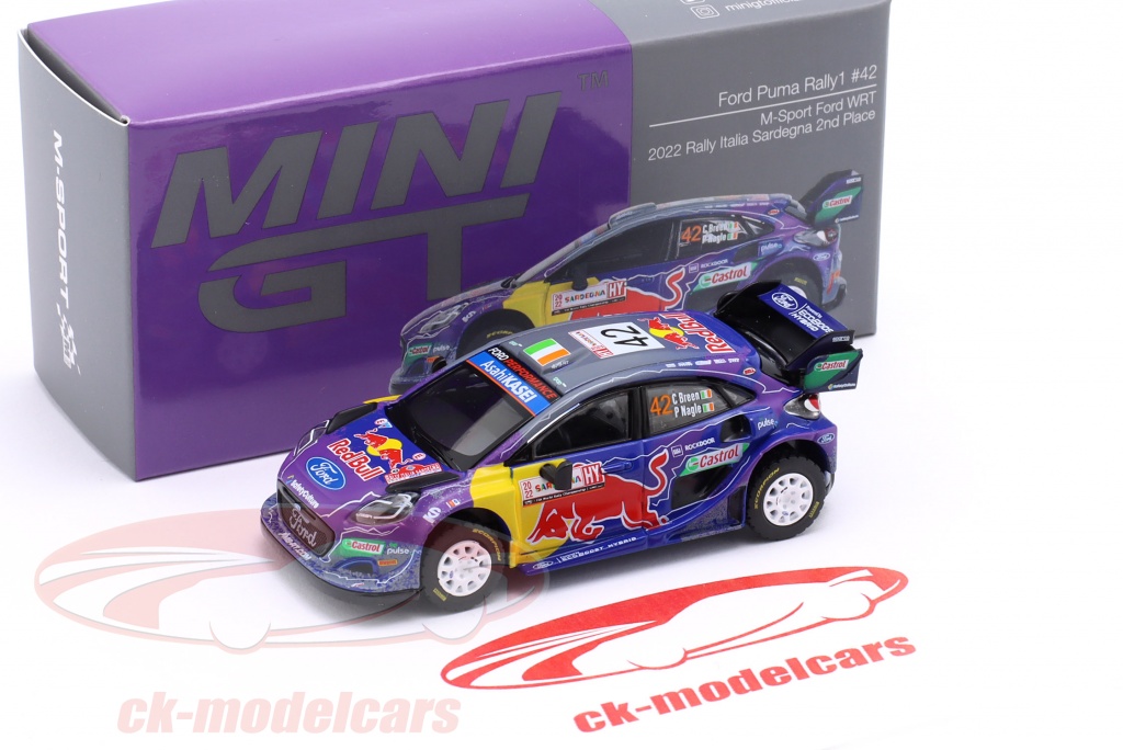 True Scale 1:64 Ford Puma Rally1 #42 2° Rallye Sardegna 2022 Breen ...