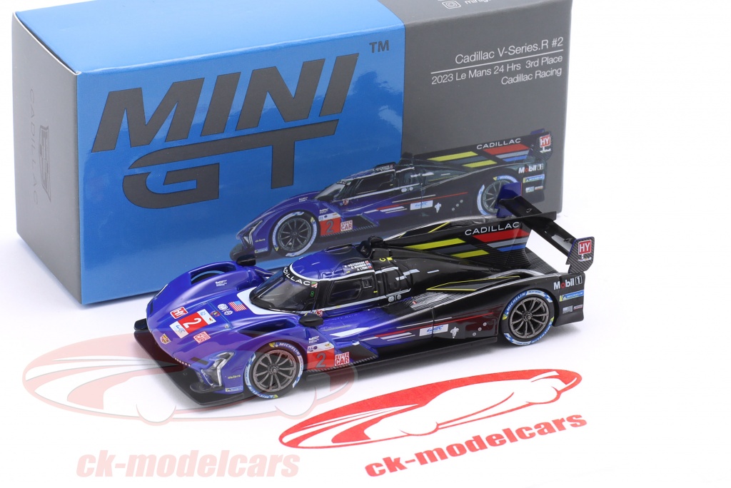 True Scale 1:64 Cadillac V-Series.R #2 3rd 24h LeMans 2023 Cadillac Racing MGT00716-L model car ...
