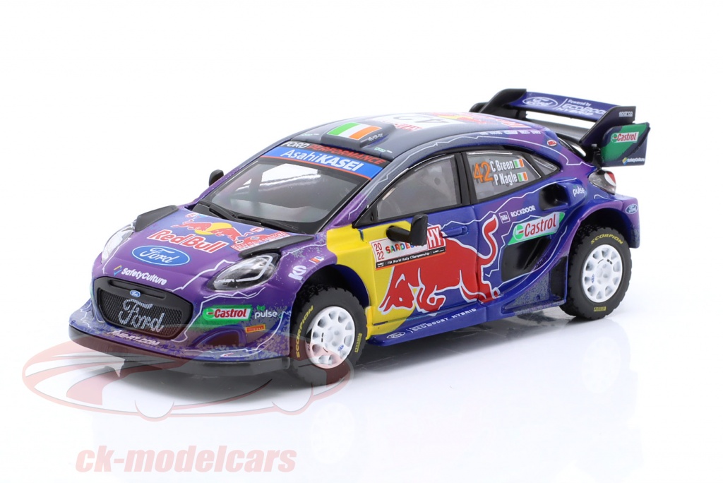 True Scale 1:64 Ford Puma Rally1 #42 2nd Rallye Sardinia 2022 Breen ...