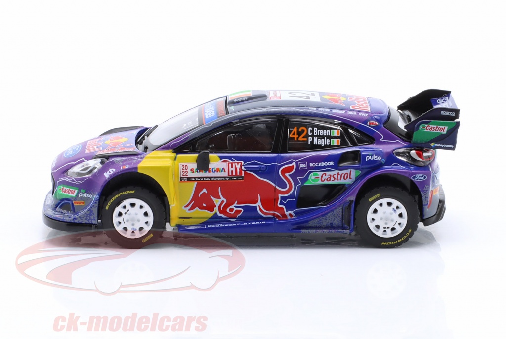 True Scale 1:64 Ford Puma Rally1 #42 2° Rallye Sardegna 2022 Breen ...