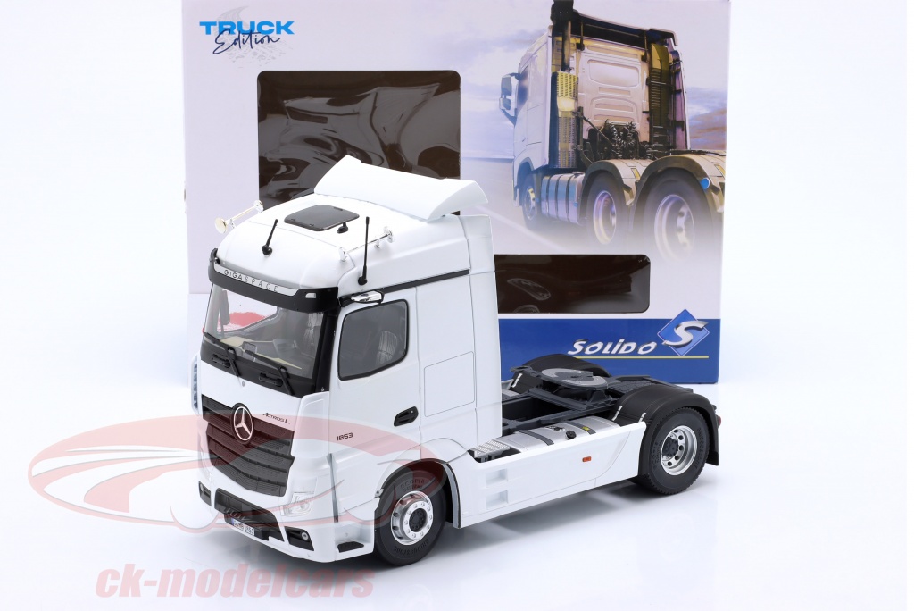 Solido 1:24 Mercedes-Benz Actros L SZM year 2023 white S2400203 model ...