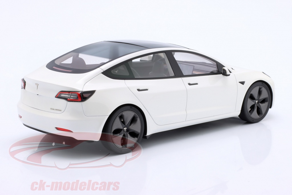 LS Collectibles 1:18 Tesla Model 3 Année de construction 2021 blanc ...
