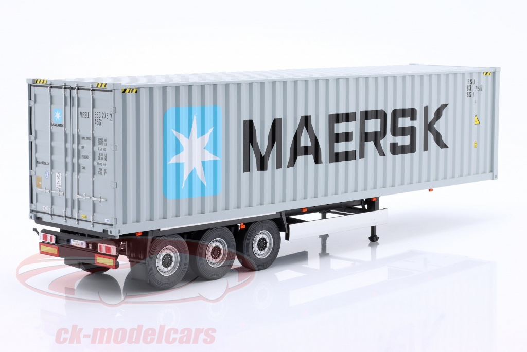 Solido 1:24 Container trailer MAERSK grey-blue S2400505 model car ...