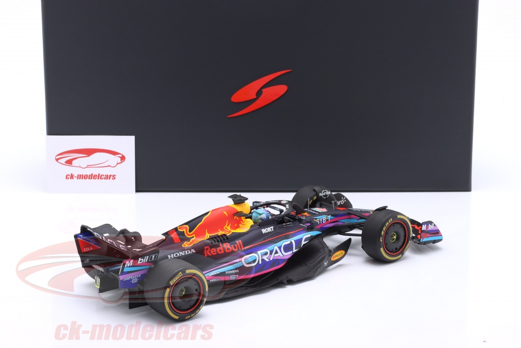 Spark 1:18 M. Verstappen Red Bull RB19 #1 优胜者 Miami GP 公式 1 世界冠军 2023 ...
