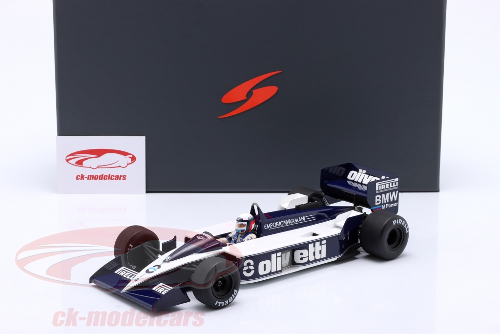 Spark 1:18 Elio de Angelis Brabham BT55 #8 Monaco GP Formula 1 1986 18S678 model car 18S678 ...