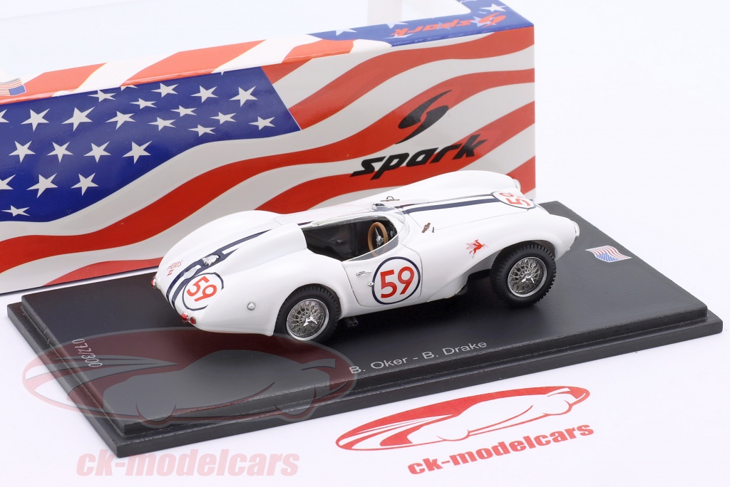 1:43 Aston Martin DB3S #59 ganador 6h Cotati 1957 Oker, Drake Spark ...