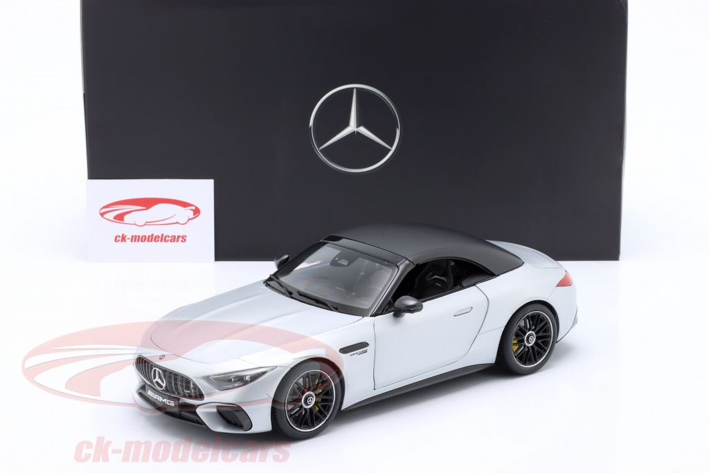 iScale 1:18 Mercedes-Benz AMG SL63 4Matic+ (R232) 跑车 高科技银 B66960667 模型 ...