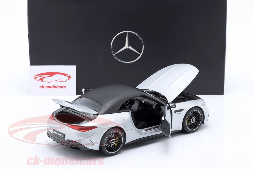 iScale 1:18 Mercedes-Benz AMG SL63 4Matic+ (R232) 跑车 高科技银 B66960667 模型 ...