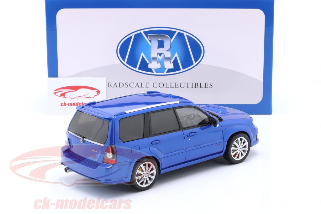 Radscale Models 1:18 Subaru Forester STI year 2007 blue metallic RM ...