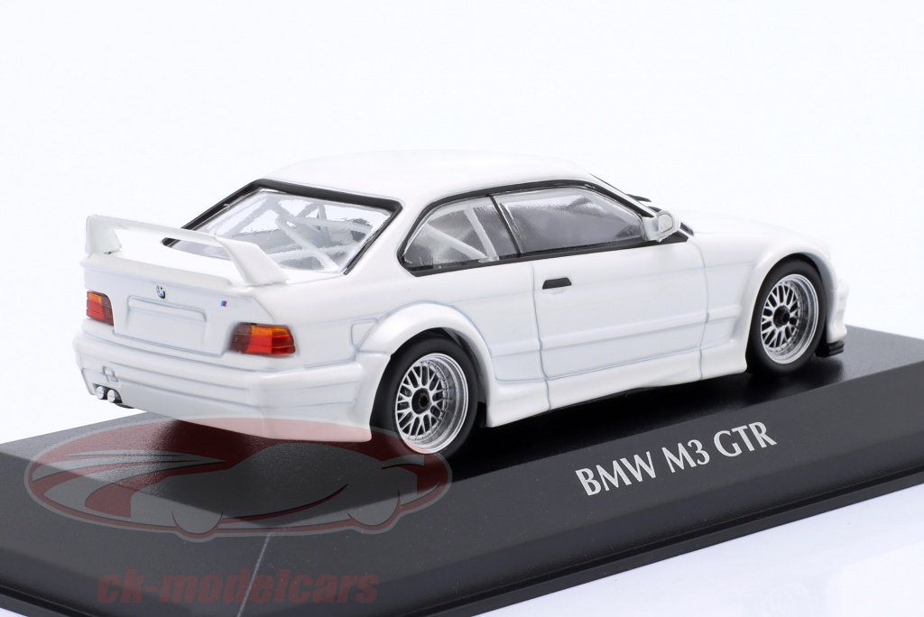 Minichamps 1:43 BMW M3 (E36) GTR Bouwjaar 1993 wit 940023381 model auto ...