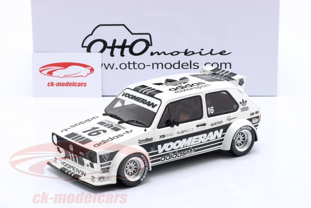 Ottomobile 1:18 Volkswagen VW Golf 1 GTI Voomeran #16 weiß / schwarz ...
