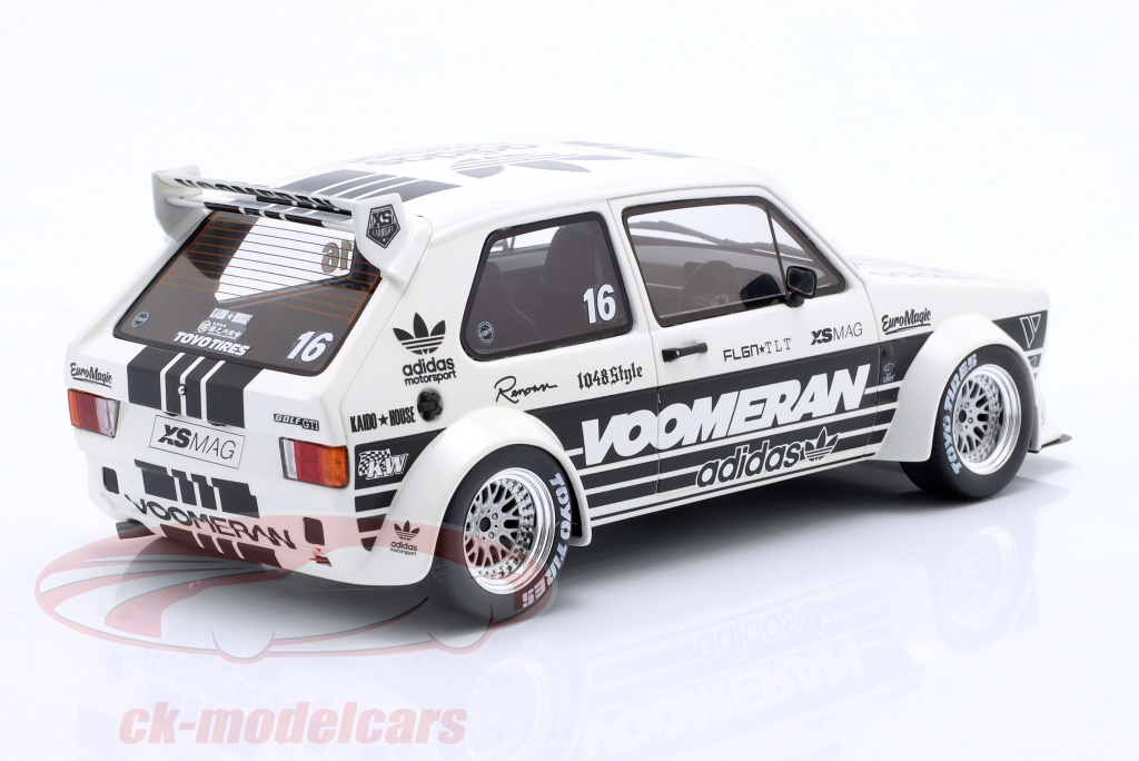 Ottomobile 1:18 Volkswagen VW Golf 1 GTI Voomeran #16 weiß / schwarz ...