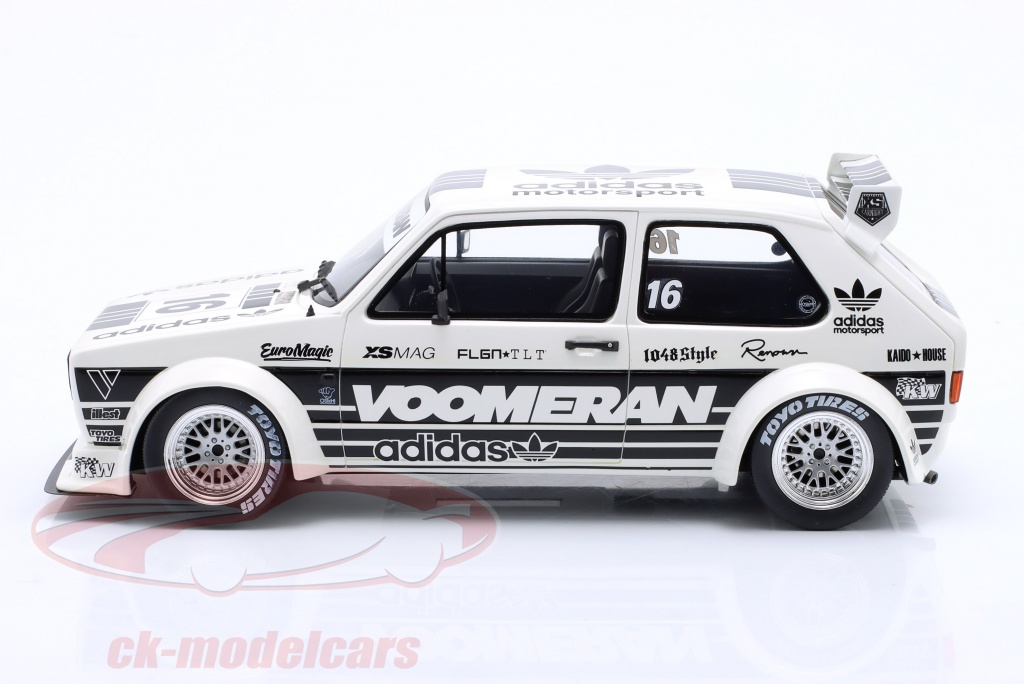 Ottomobile 1:18 Volkswagen VW Golf 1 GTI Voomeran #16 weiß / schwarz ...