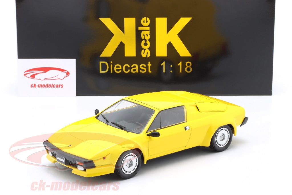 KK-Scale 1:18 Lamborghini Jalpa 3500 year 1982 yellow KKDC181283 model ...