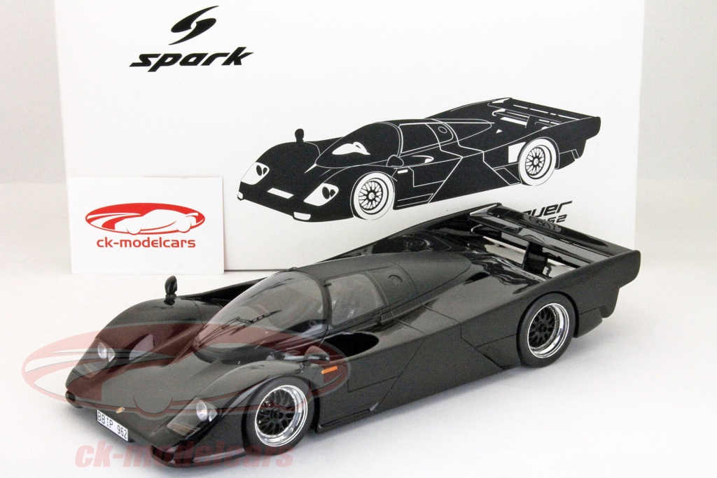 Spark 1:18 Dauer Porsche 962 black CA01812002 model car CA01812002 ...