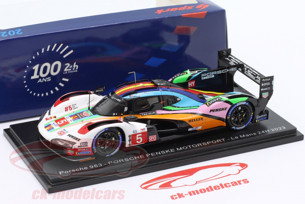 Spark 1:43 Penske Porsche 963 #5 24h LeMans 2023 Cameron, Christensen ...