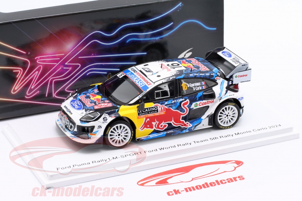 Spark 1:43 Ford Puma Rally1 Hybrid #16 5th Rallye Monte Carlo 2024 ...