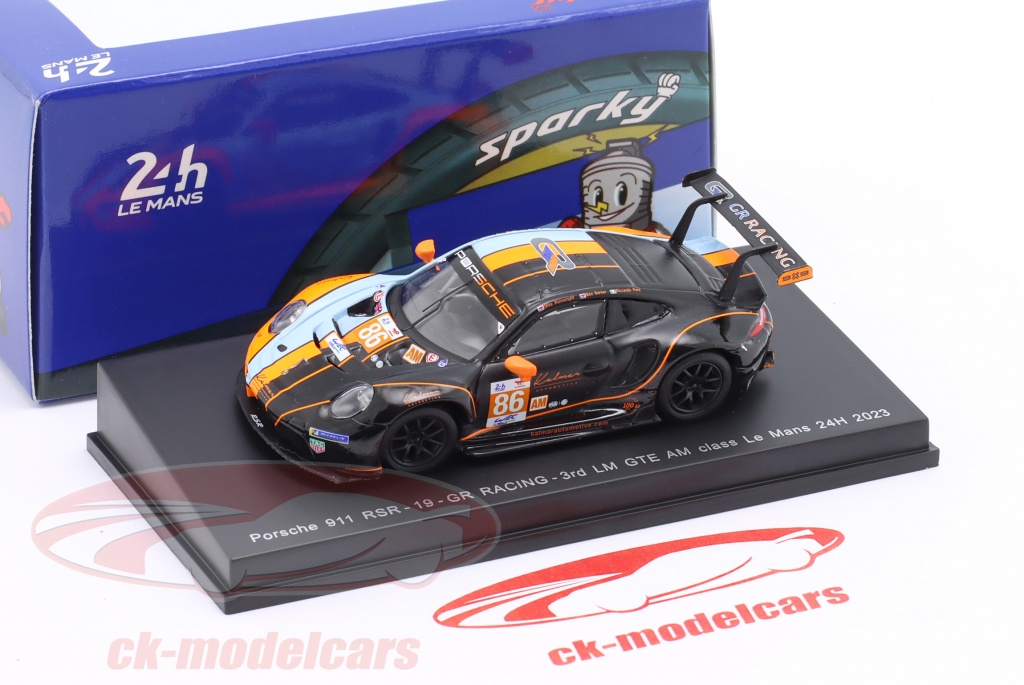Spark 1:64 Porsche 911 RSR-19 #86 24h LeMans 2023 Barker, Pera, Wainwright Y310 Modellauto Y310 ...