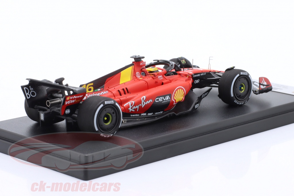 LookSmart 1:43 Charles Leclerc Ferrari SF23 #16 4th Italy GP formula 1 2023 LSF1047 model car ...
