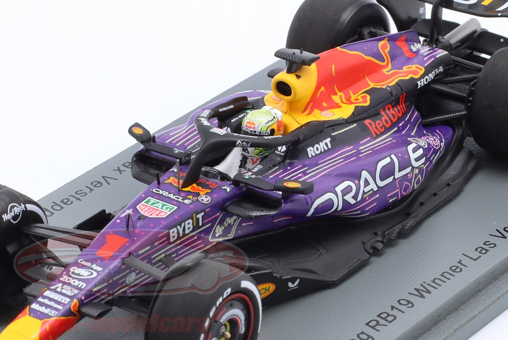 Spark 1:43 M.Verstappen Red Bull RB19 #1 gagnant Las Vegas GP formule 1 Champion du monde 2023 ...