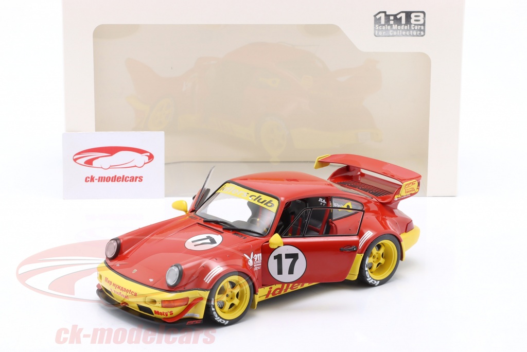 Solido 1:18 Porsche 911 (964) RWB Rauh-Welt Maty's Idlers 2016 red ...