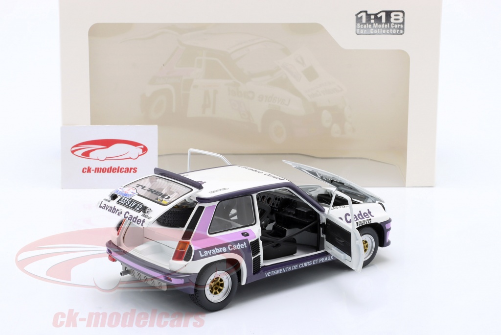 Solido 1:18 Renault 5 Turbo #14 Rallye Lyon-Charbonniers 1983 Auriol ...