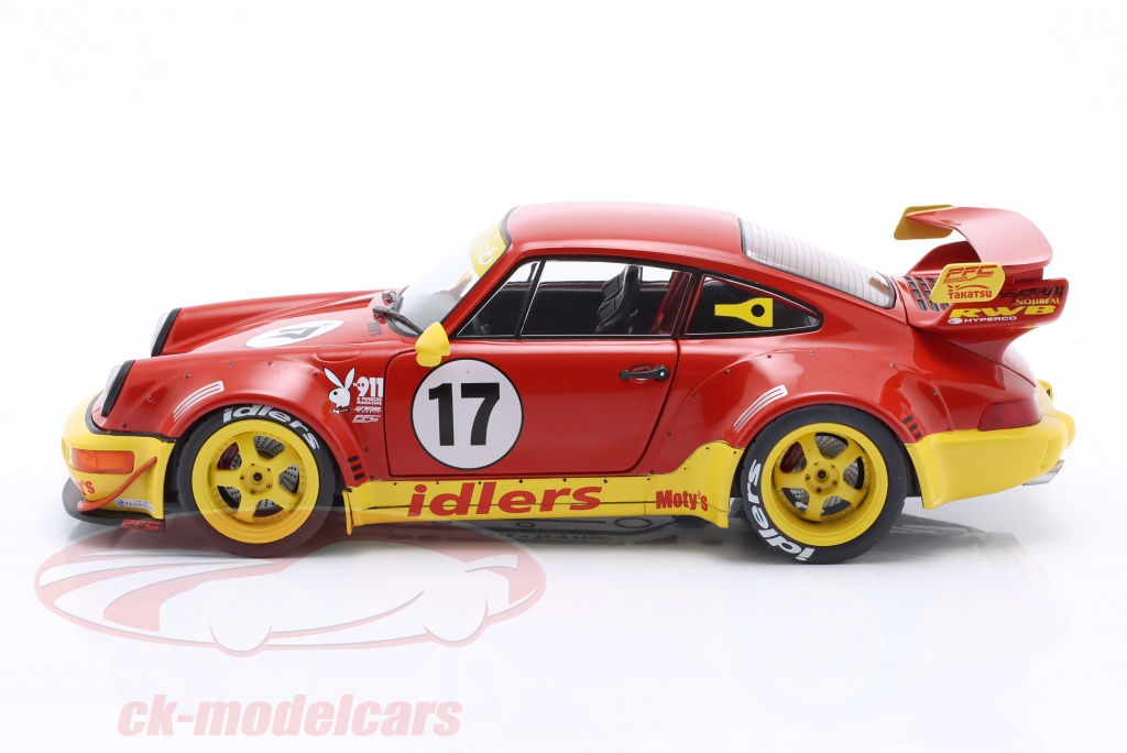 Solido 1:18 Porsche 911 (964) RWB Rauh-Welt Maty's Idlers 2016 red ...