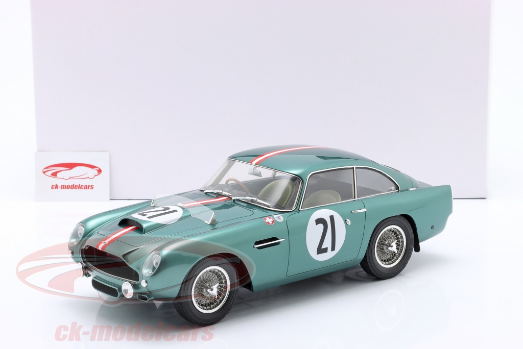Matrix 1:12 Aston Martin DB4 GT #21 24h LeMans 1959 Patthey, Calderari ...
