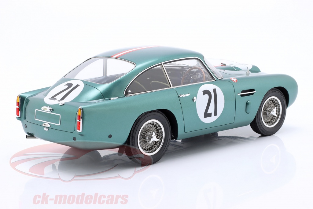 Matrix 1:12 Aston Martin DB4 GT #21 24h LeMans 1959 Patthey, Calderari ...