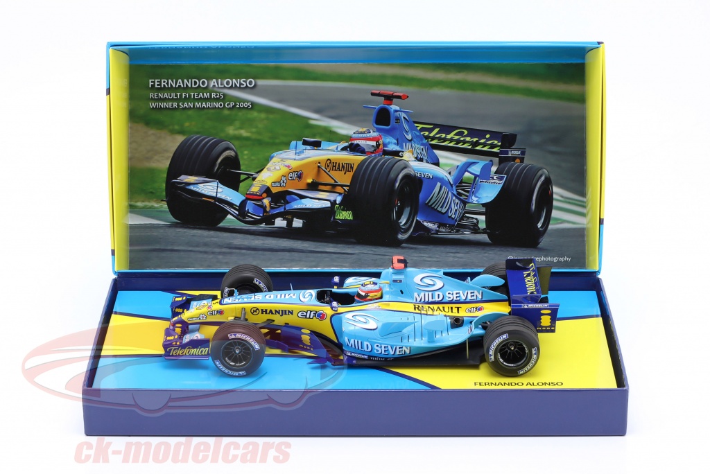 Minichamps 1:18 Fernando Alonso Renault R25 #5 Winner San Marino GP ...