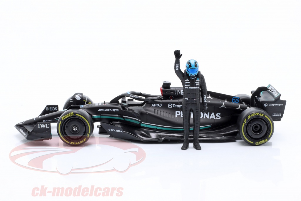 Bburago 1:24 George Russell Mercedes-AMG F1 W14 #63 Formula 1 2023 with ...