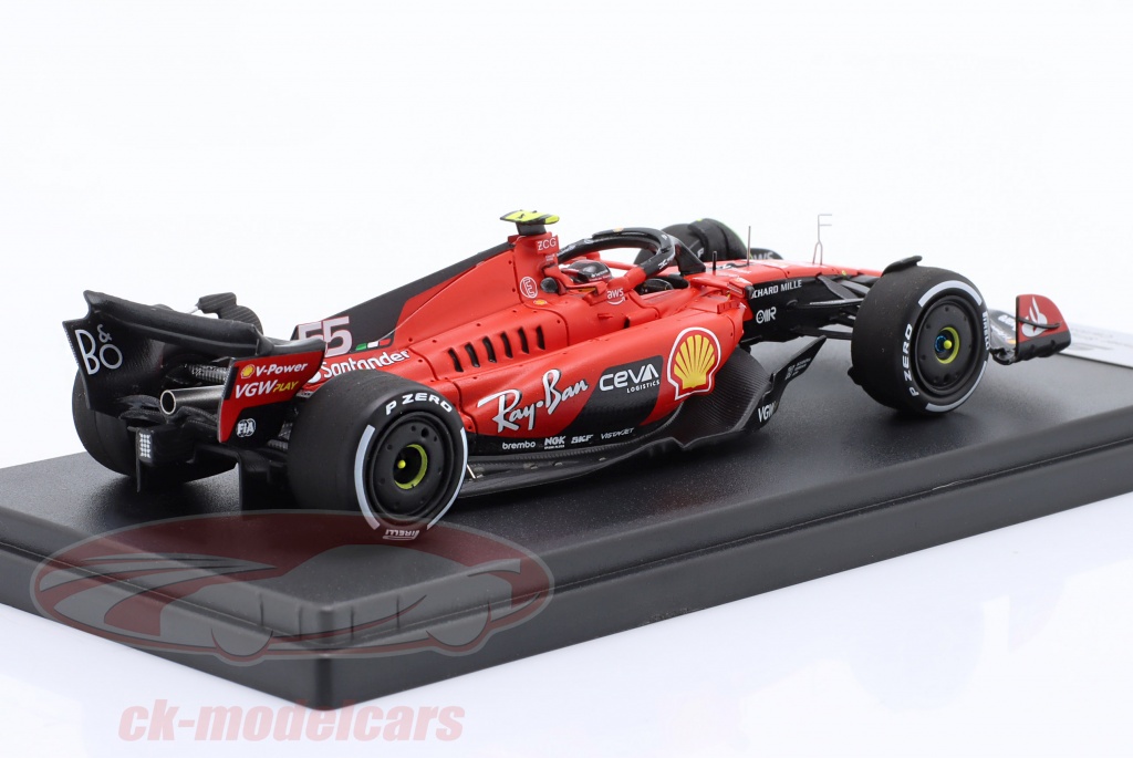 LookSmart 1:43 Carlos Sainz jr. Ferrari SF23 #55 gagnant Singapour GP ...