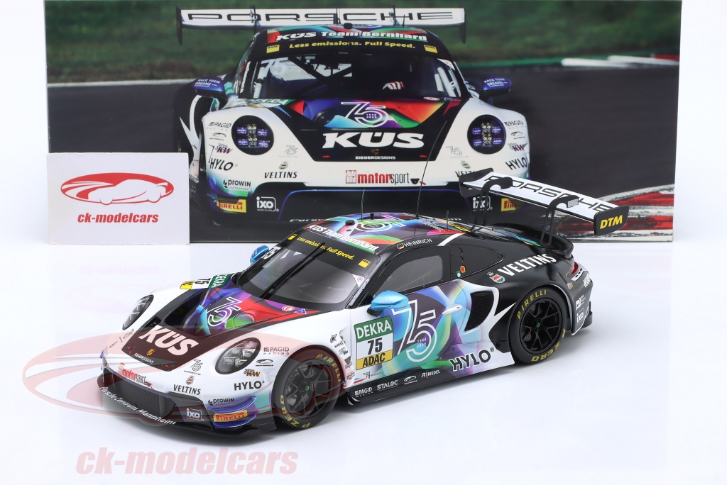 Ixo 1:18 Porsche 911 (992) GT3 R #75 DTM 2023 Laurin Heinrich LEGT18 ...