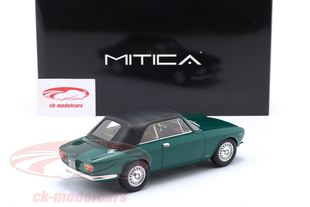 Mitica 1:18 Alfa Romeo Giulia 1600 GTC Cabriolet Closed Top 1964 fir ...
