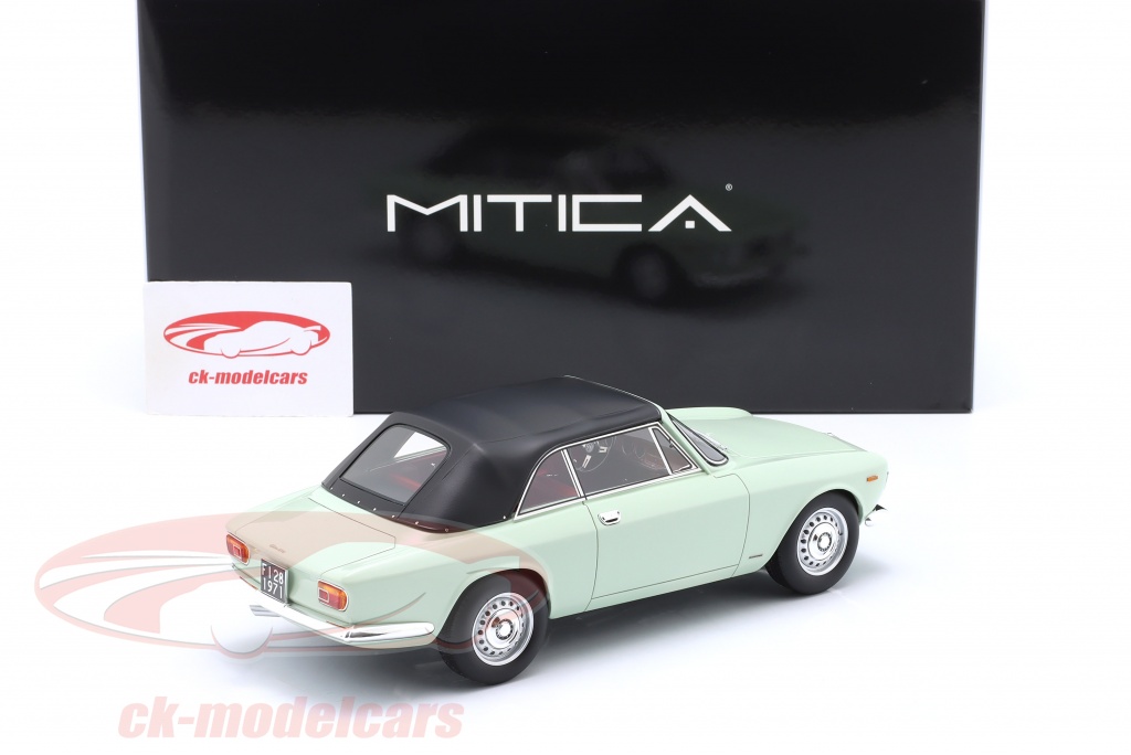 Mitica 1:18 Alfa Romeo Giulia 1600 GTC Cabriolet Closed Top 1964 light ...