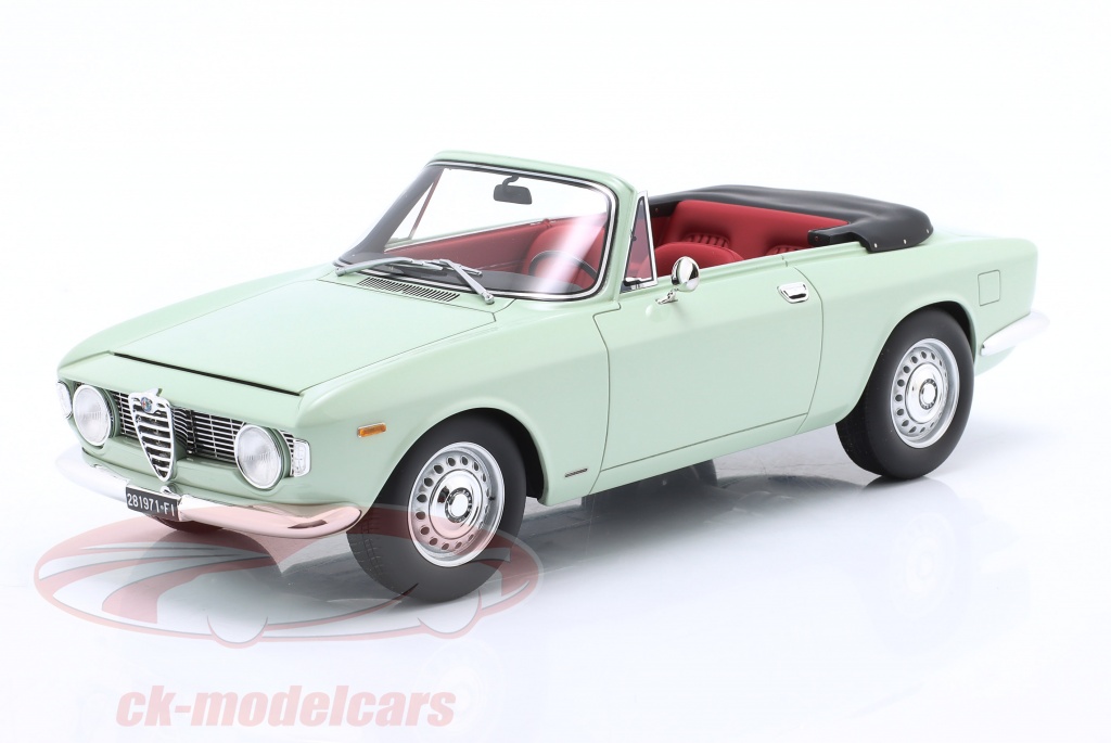 Mitica 1:18 Alfa Romeo Giulia 1600 GTC Cabriolet Open Top 1964 light ...