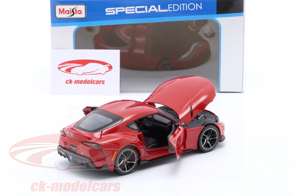 Maisto 1:24 Toyota Supra GR year 2022 red 32917R model car 32917R ...