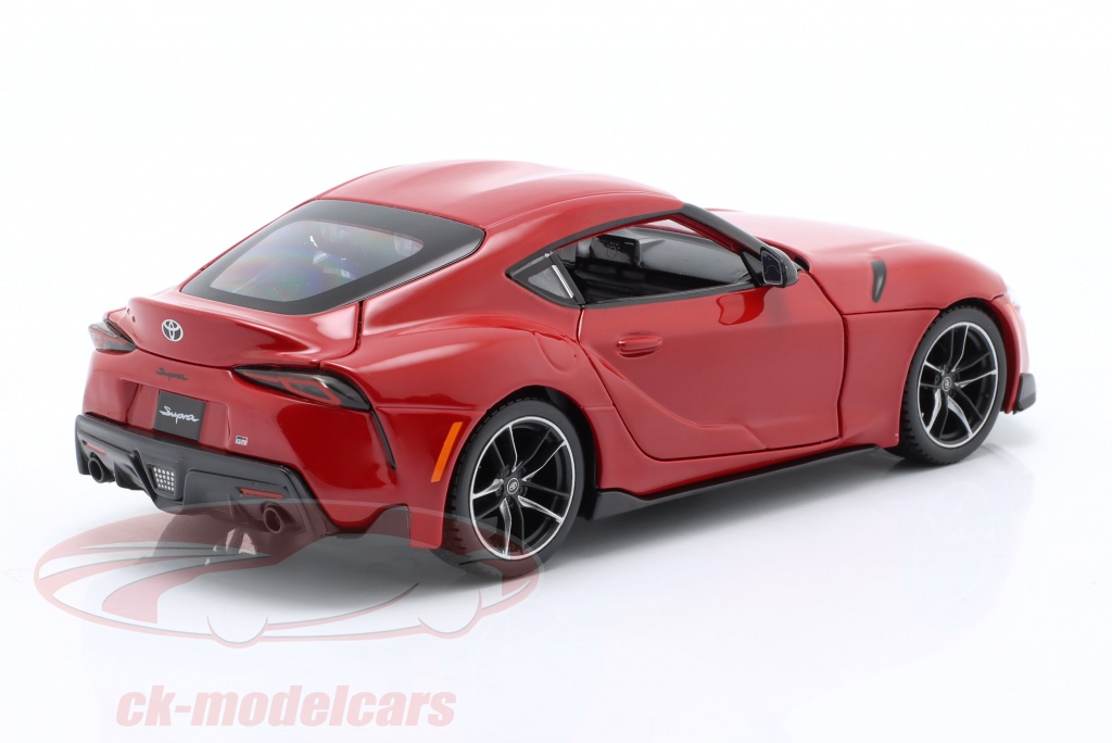 Maisto 1:24 Toyota Supra GR 建設年 2022 赤 32917R モデル 車 32917R 090159061823