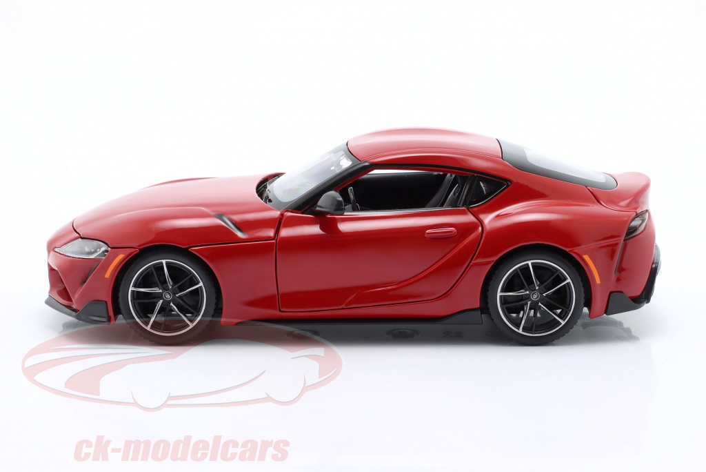 Maisto 1:24 Toyota Supra GR 建造年份 2022 红色的 32917R 模型 汽车 32917R 090159061823