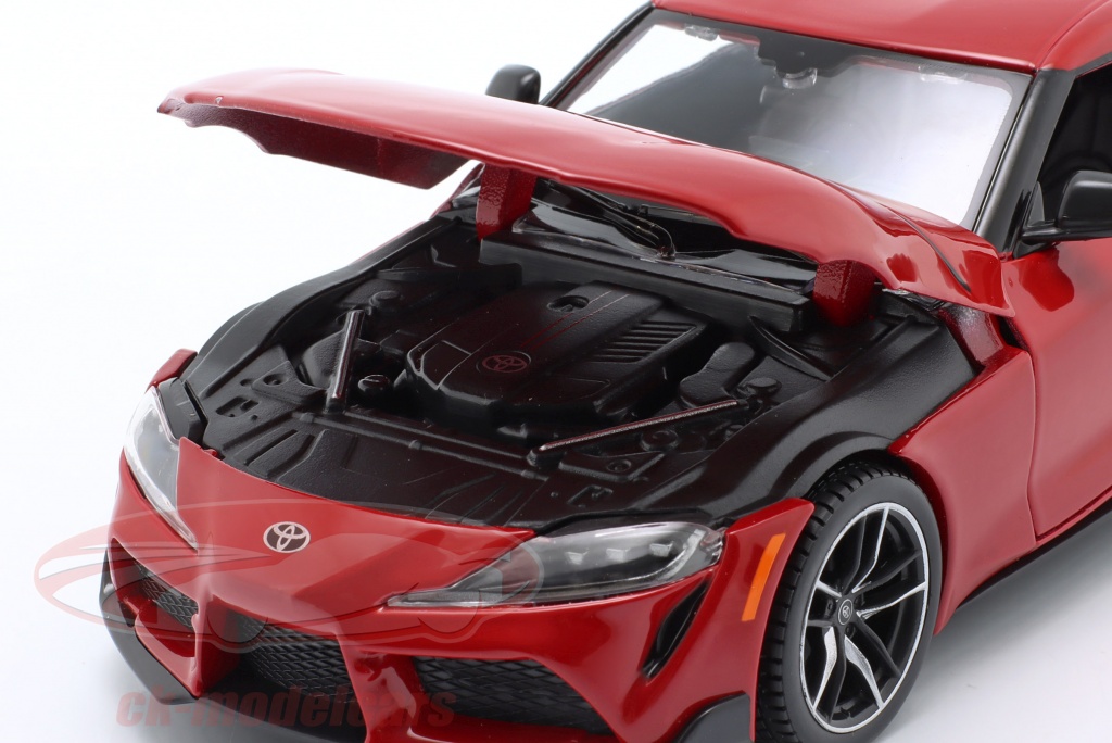Maisto 1:24 Toyota Supra GR Anno di costruzione 2022 rosso 32917R modello auto 32917R 090159061823